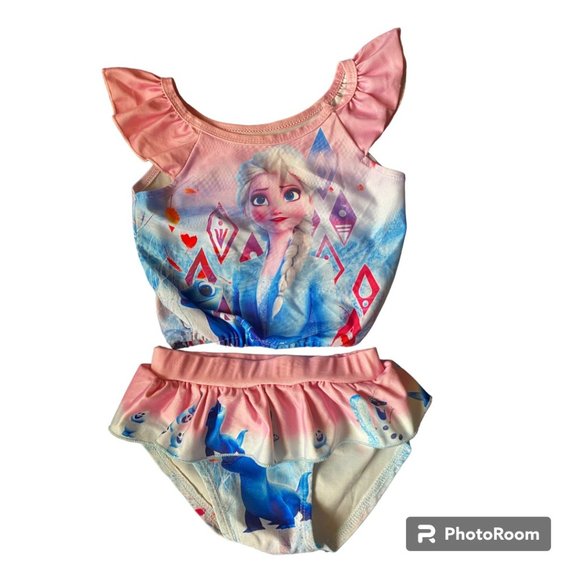 Swim | Frozen Elsa Girls Bikini 4t | Poshmark